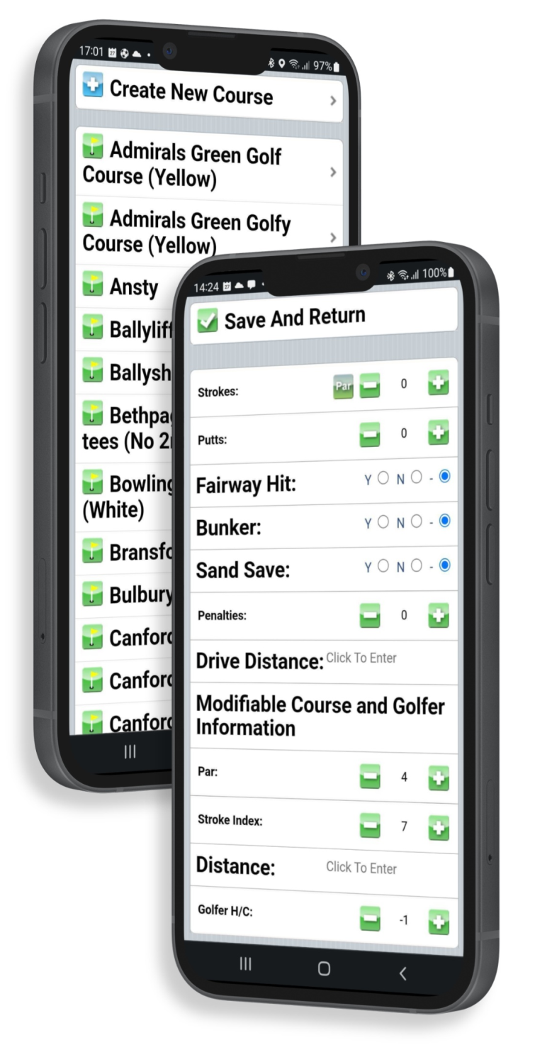 Golf Score Tracker and Handicap Calculator